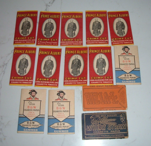 Lot of 14 VINTAGE CIGARETTE ROLLING PAPERS | eBay