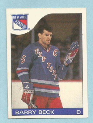 1985-86 OPC O-Pee-Chee Hockey Barry Beck #138 New York Rangers NM/MT | eBay