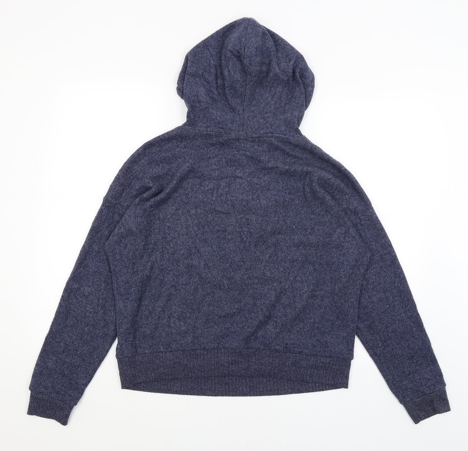 Nutmeg Womens Blue Polyester Blend Hoodie Size 8 | eBay UK