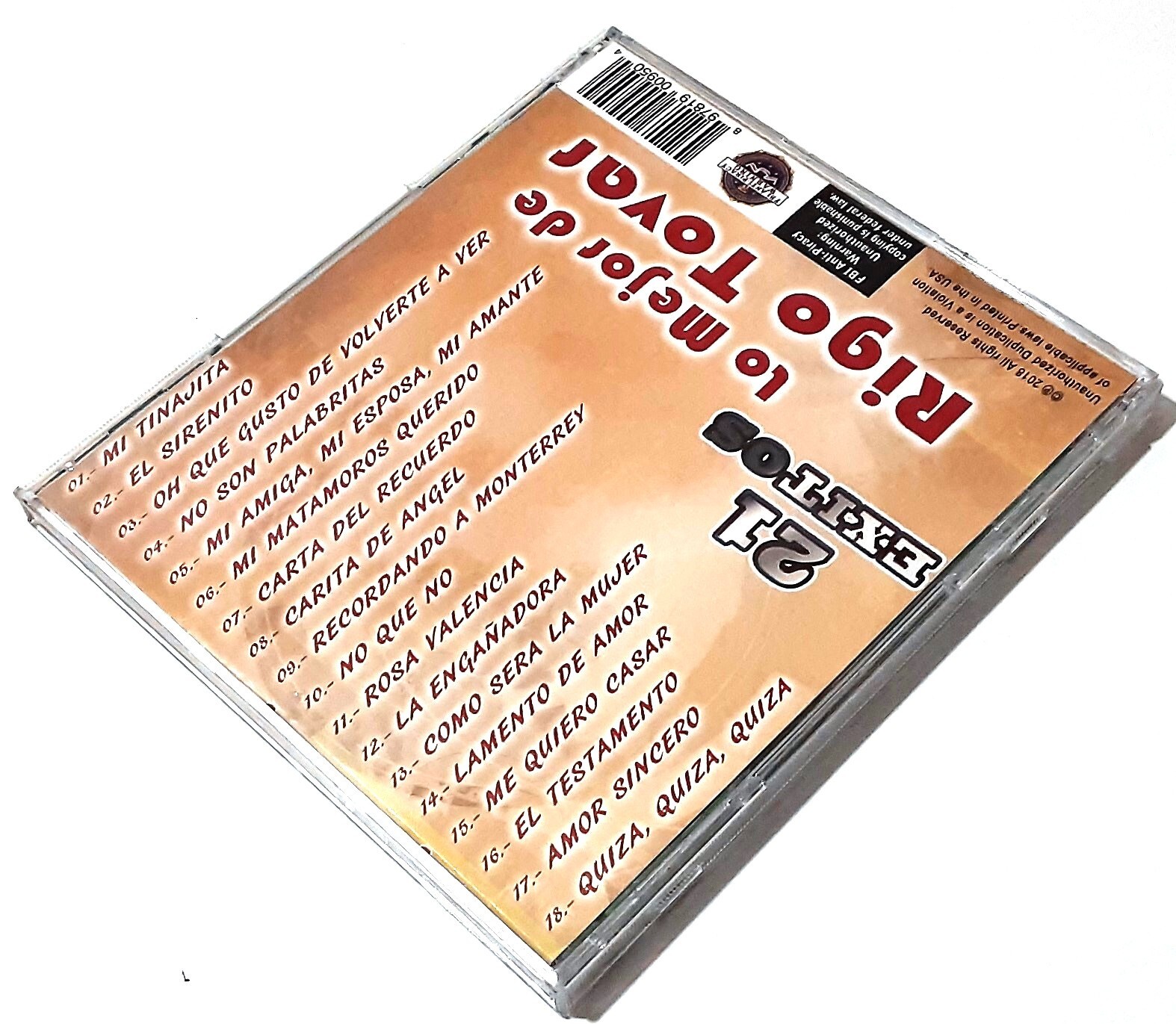 Lo Mejor de Rigo Tovar (CD - 2018) | eBay