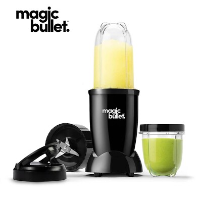 nutribullet Food Processor magic bullet Deluxe Black Versatile Blender ...