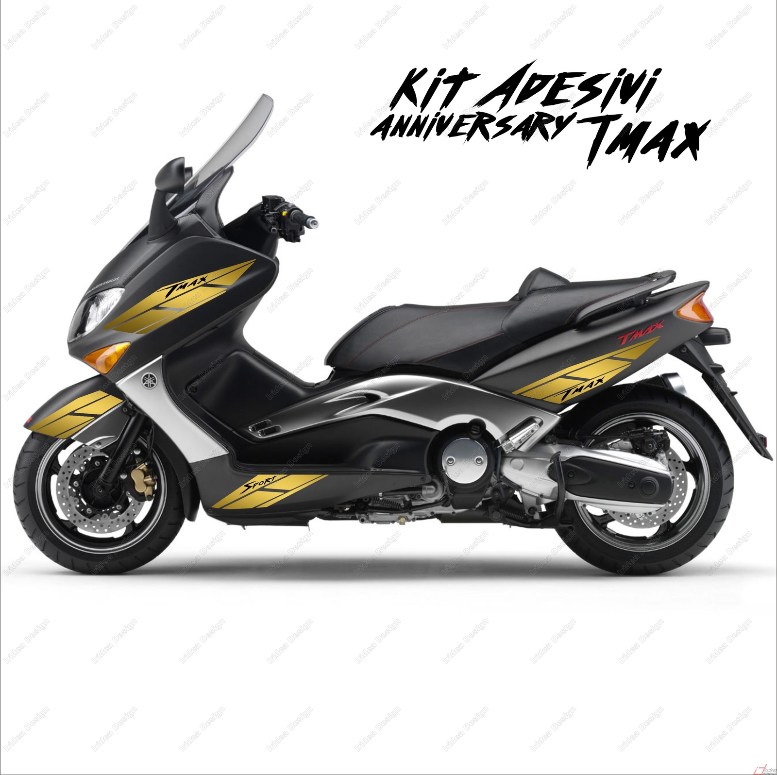 Stickers Anniversary Graphic Fairing Compatible Yamaha Tmax T-Max 01 07 ...