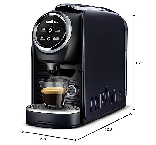 Lavazza Blue Classy Mini Coffee Maker Dark Blue Espresso Machine 5.3 ...