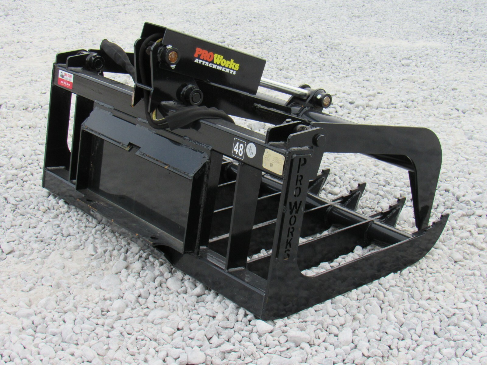 48" Heavy Duty Root Grapple Bucket Attachment Fits Toro Dingo Mini Skid ...