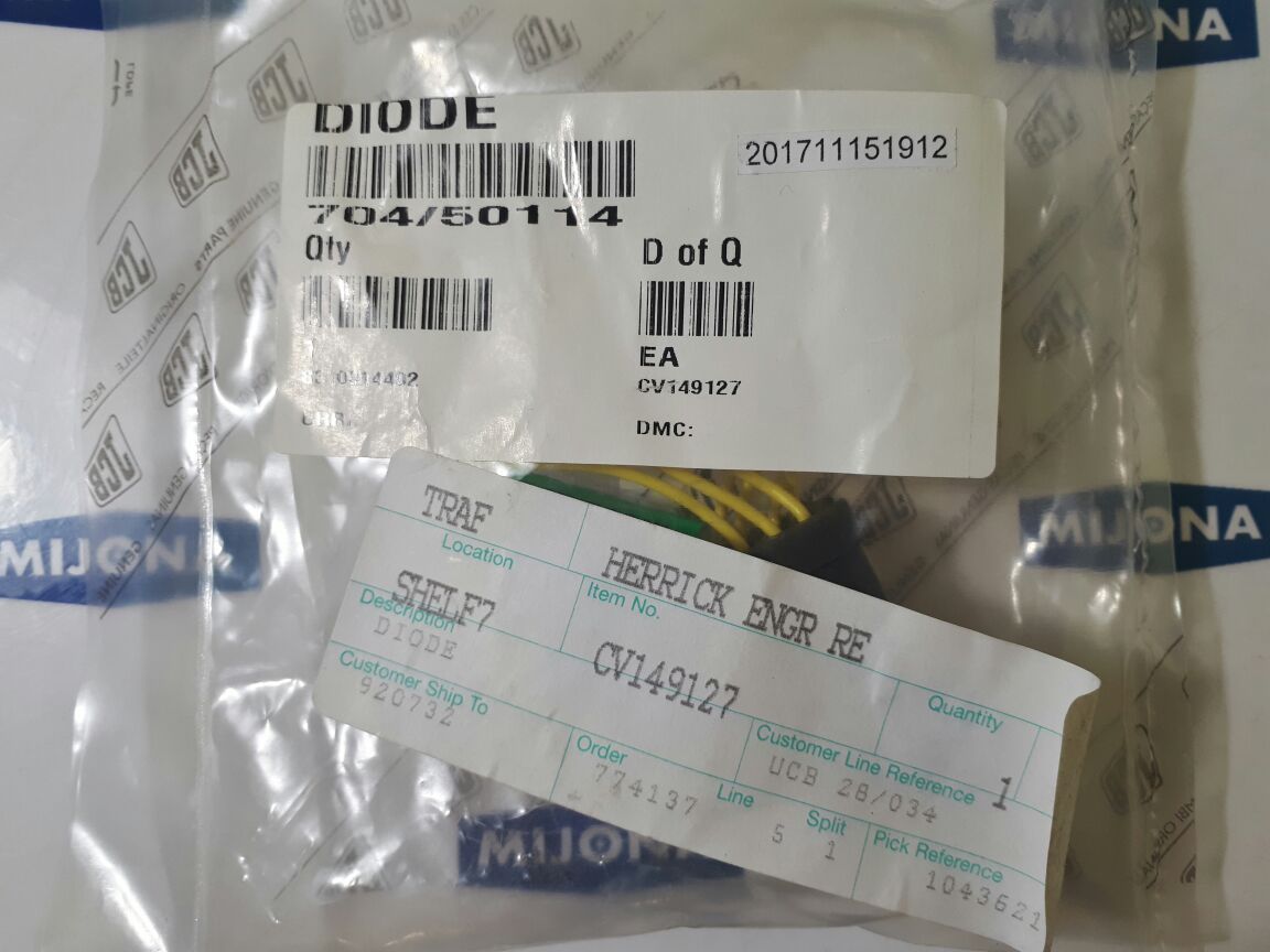 JCB service genuine parts 704/50114 diode | eBay UK
