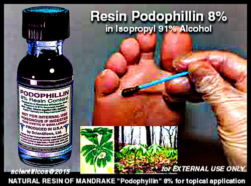 Maximum Strength Podophyllin 8% Mandrake Resin - 15ml in Nepal at NPR ...