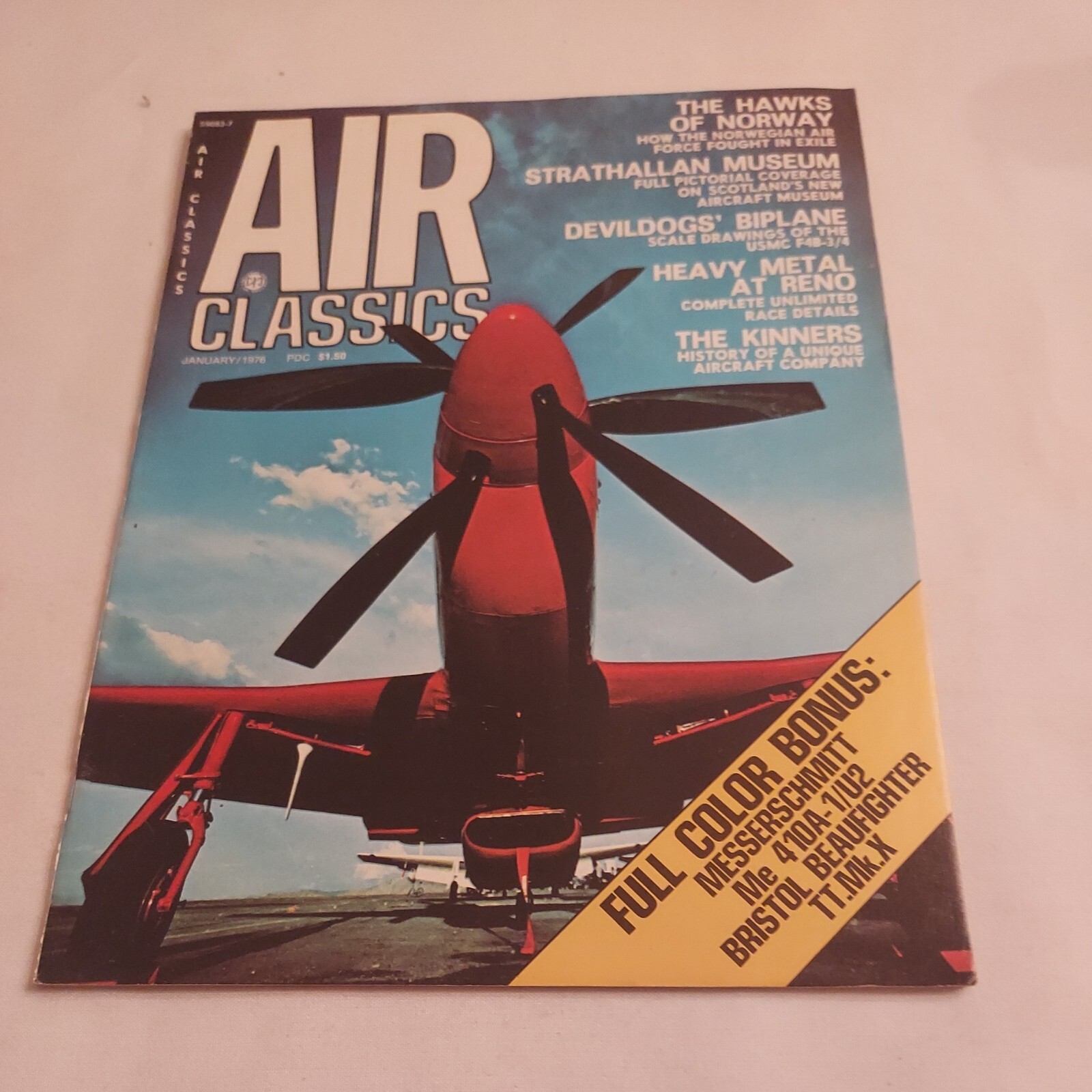 1976 January, AIR CLASSICS Magazine, Strathallan Museum (CP270) 3 | eBay