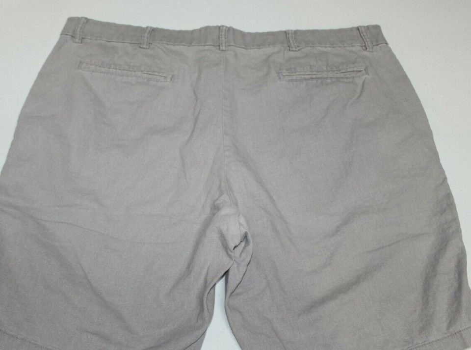 Old Navy Men's Size 40 (40x9) Slim Gray Summer Shorts Flat Front Shorts ...