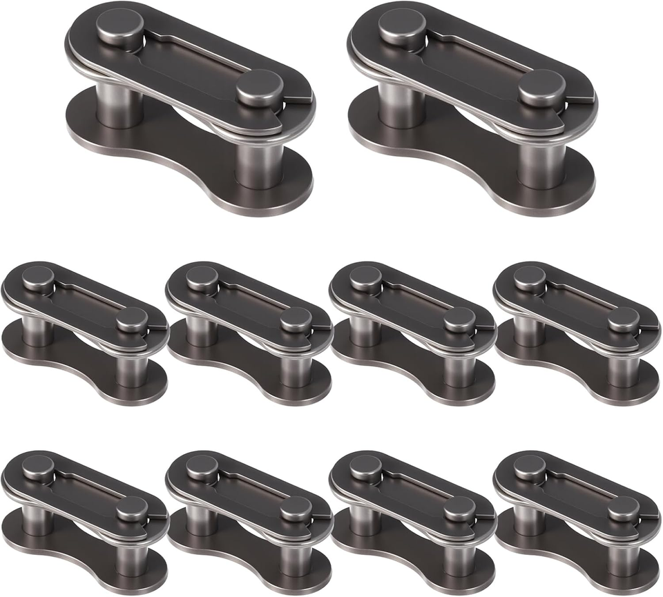 10 Pairs Bike Chain Master Link for Bicycle Missing Link, Single Speed ...