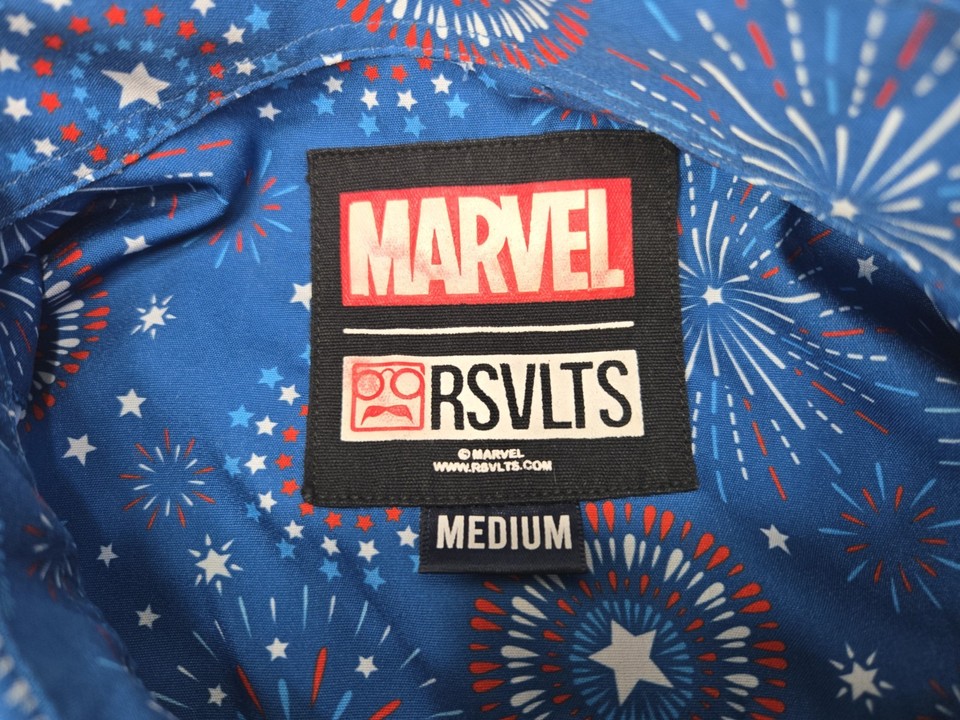 RSVLTS x Marvel Captain America Exclusive Shirt "THE FIRST AVENGER ...