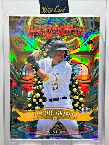 2025 Wild Card Multi Holiday Hits! Christmas PRC Rookie /4 - Konnor ...