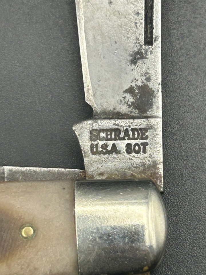 Vintage Schrade Old Timer “8OT” 3 Blade Pocket Knife | eBay