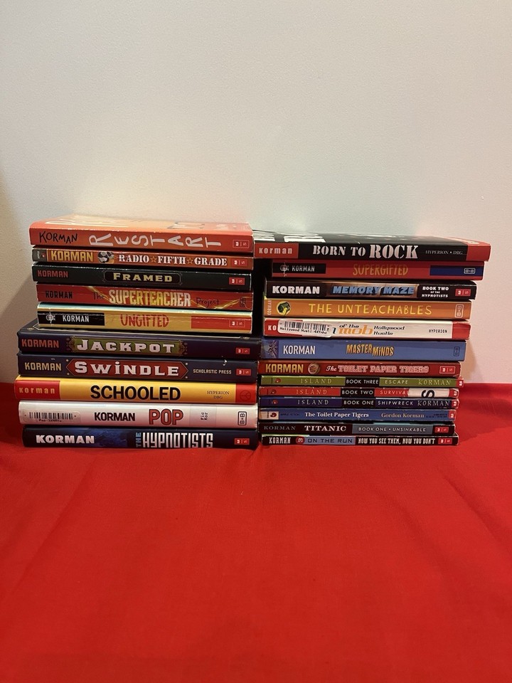 Lot Of 23 Books By Gordon Korman | eBay