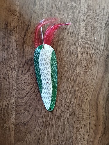 Vintage GREEN &White Daredevil Spoon | eBay