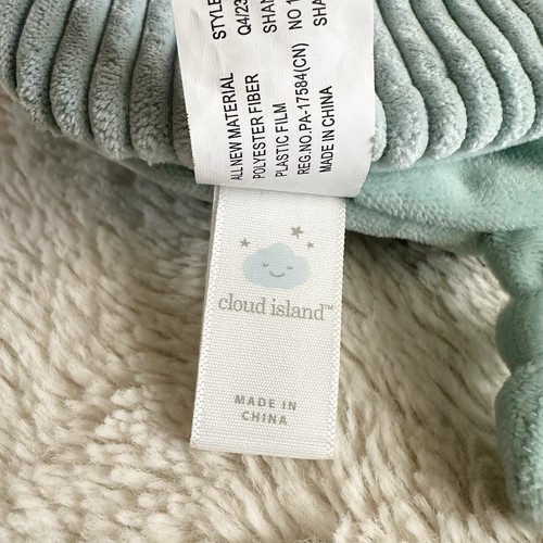 Target Cloud Island Teal Crinkle Elephant Baby Plush Teether 8 Inch Toy ...