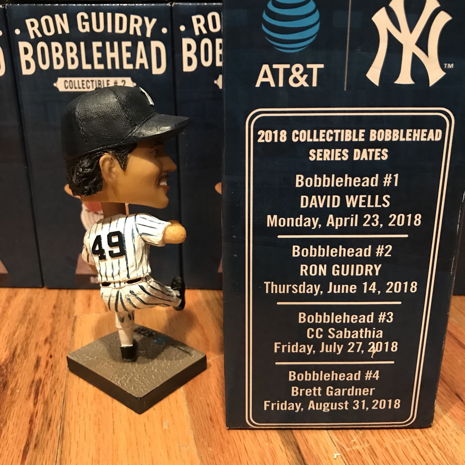 Ron Guidry SGA 6/14/2018 New York Yankees Bobblehead Louisiana ...
