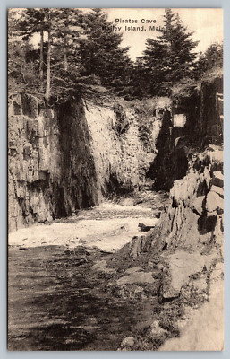 Postcard Pirates Cave Bailey Island, Maine E4 | eBay