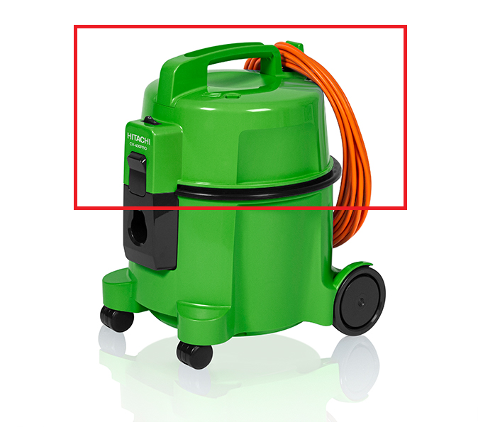 Hitachi Motorkopf Saugmotor Oberteil Motor komplett für CV-400 PRO Grün ...