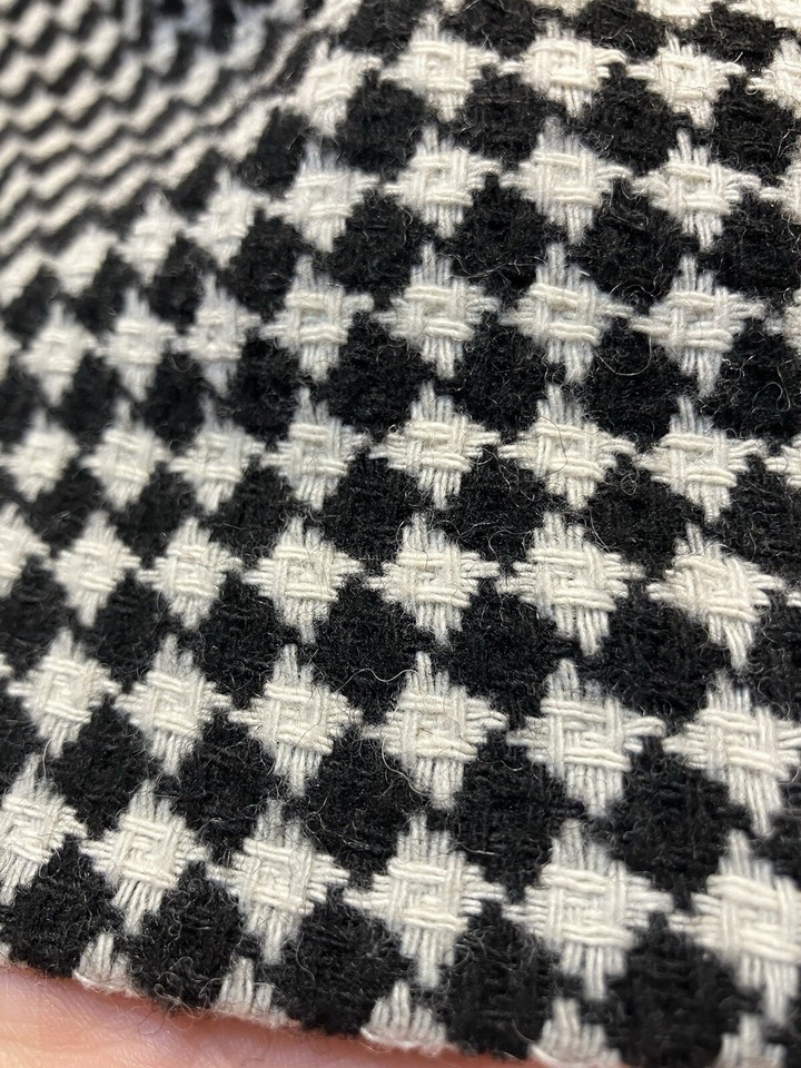 Talbots 8P Black White Argyle Pattern Straight Lined Skirt 30” Waist 21 ...