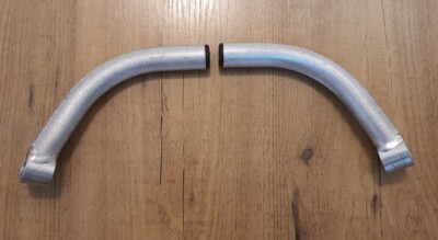 Retro X-Lite Bar Ends In Polished Aluminium/Black USED | eBay UK