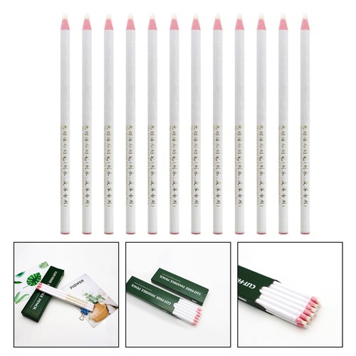 12 Pcs Pull Crayons High Temperature Vanishing Pens Thread Machine ...