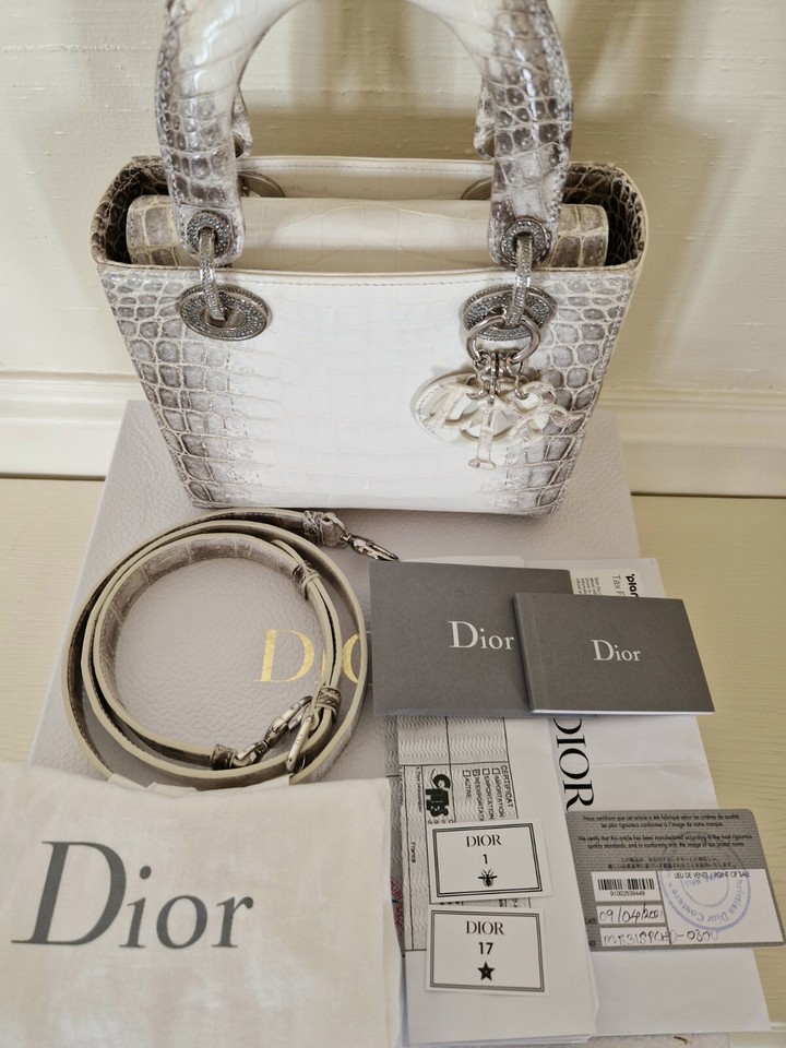 RARE Christian Dior Himalayan Himalaya Leather Small Lady Dior Bag ...