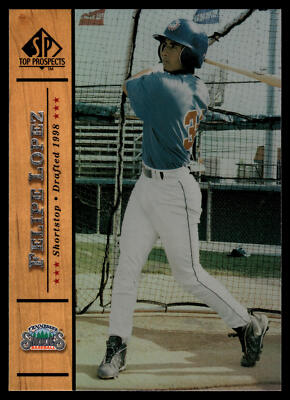 2001 SP Top Prospects Felipe Lopez #8 Tennessee Smokies Baseball Card ...