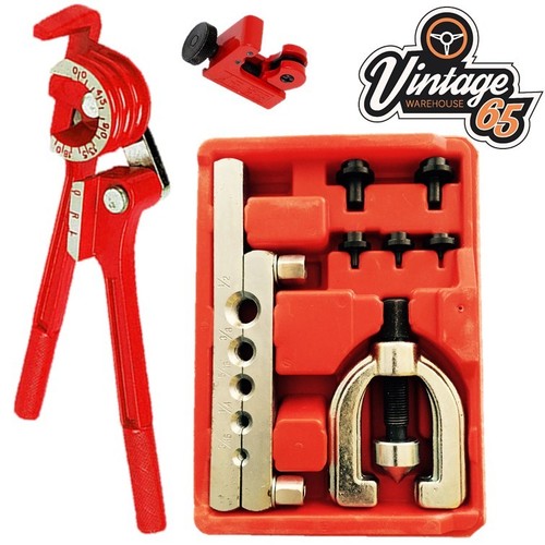 BRAKE FUEL PIPE REPAIR TOOL SET METRIC AF FLARING KIT MINI BENDER ...