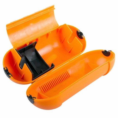 GARDEN EXTENSION LEAD ACCESSORIES PLUG SOCKET FLEX CABLE TIDY ORANGE 13 ...