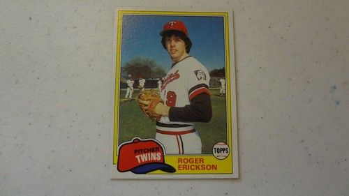 1981 TOPPS # 434 ROGER ERICKSON BASEBALL CARD | eBay
