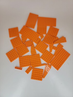 Lego Orange Plate 4 Oz Lot Of Bricks | eBay