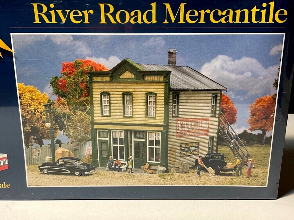 Walthers 933-3600 HO Scale River Road Mercantile Kit New Factory Sealed ...