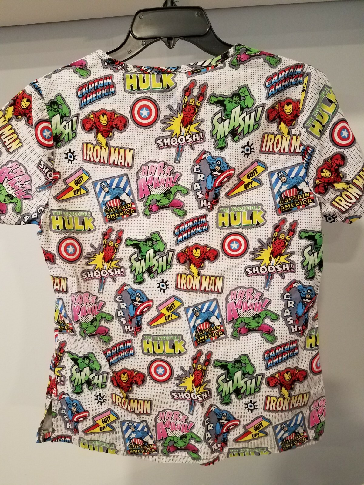 Avengers Disney Marvel Women Nurse Scrub Uniform Top … - Gem