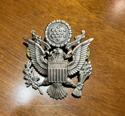 Vintage US Army Officer Cap Badge - Screw Back | eBay