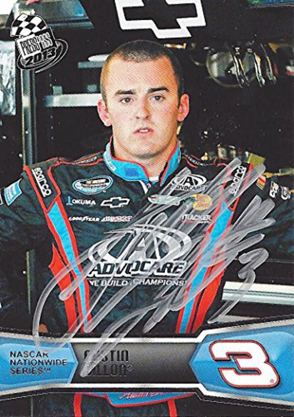 AUTOGRAPHED Austin Dillon 2013 Press Pass Racing (#3 Advocare Team) RCR ...