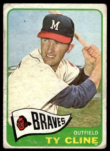 1965 Topps Ty Cline Y Milwaukee Braves #63 | eBay
