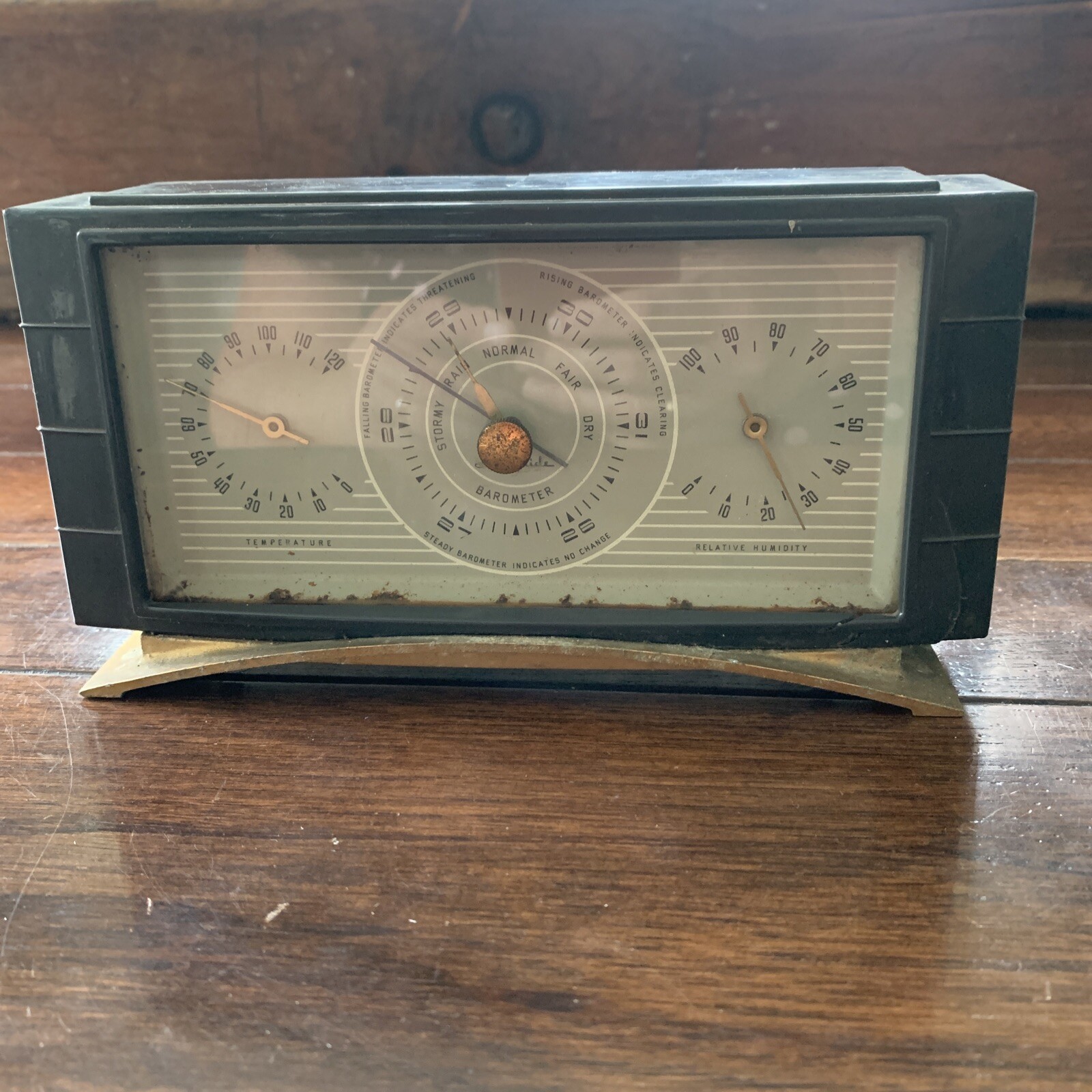 1950s Vintage Art Deco AIRGUIDE INSTRUMENT CO Chicago Bakelite Desktop ...