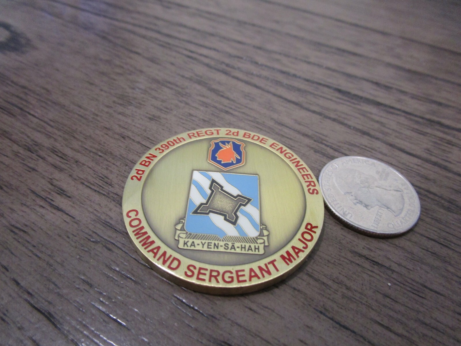 US Army 2nd Battalion 390th Infantry Regiment 2d Brigade CSM Challenge ...