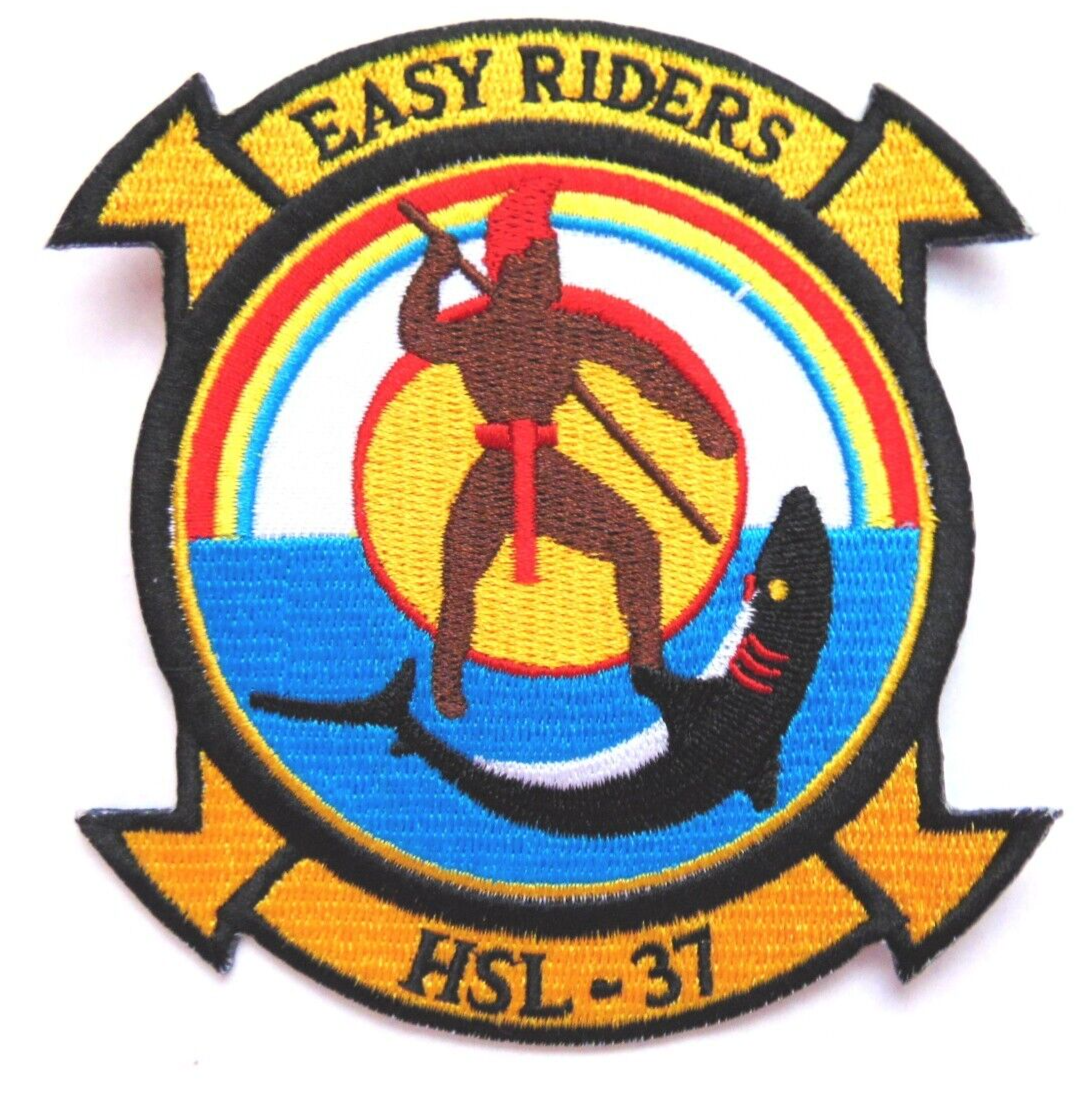 USNHelicopter Anti-Submarine Squadron Light (HSL-37) Iron-on/Sew-on ...