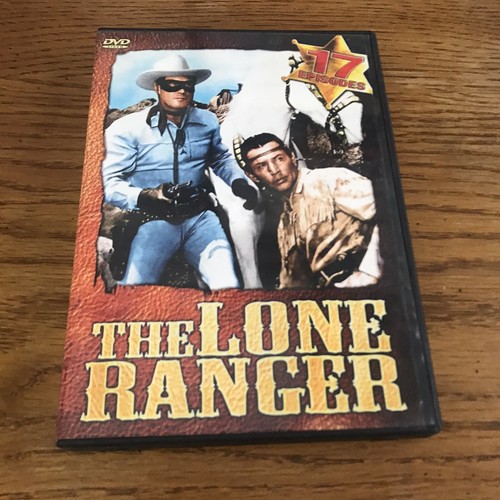 The Lone Ranger DVD Set Two Double-Sided Discs 17 Episodes Rare ...
