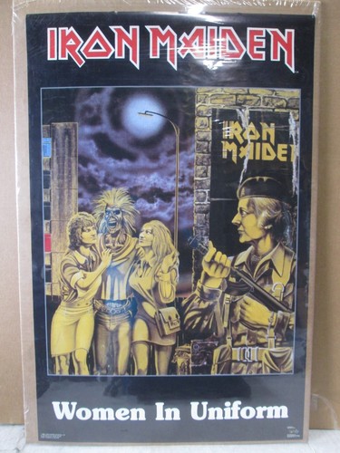 Women in uniform IRON MAIDEN rock n roll 1980 original Poster 22377 | eBay