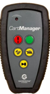 Gatekeeper K-9400 Wireless 5-Button Portable Remote Control For Cart ...