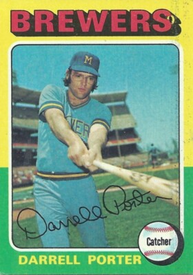 1975 Topps Darrell Porter 52 Brewers EX | eBay