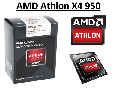 AMD Athlon X4 950 Quad Core Processor 3.5 - 3.8 GHz, Socket AM4, 65W ...