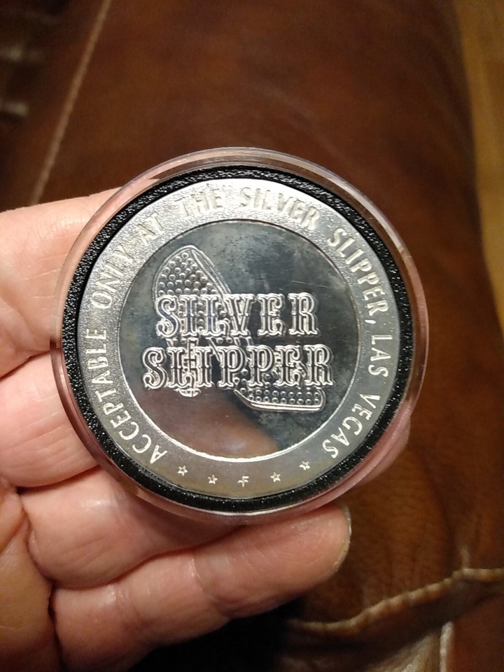 Sterling Silver $5 Token Silver Slipper Franklin Mint 1967 | eBay