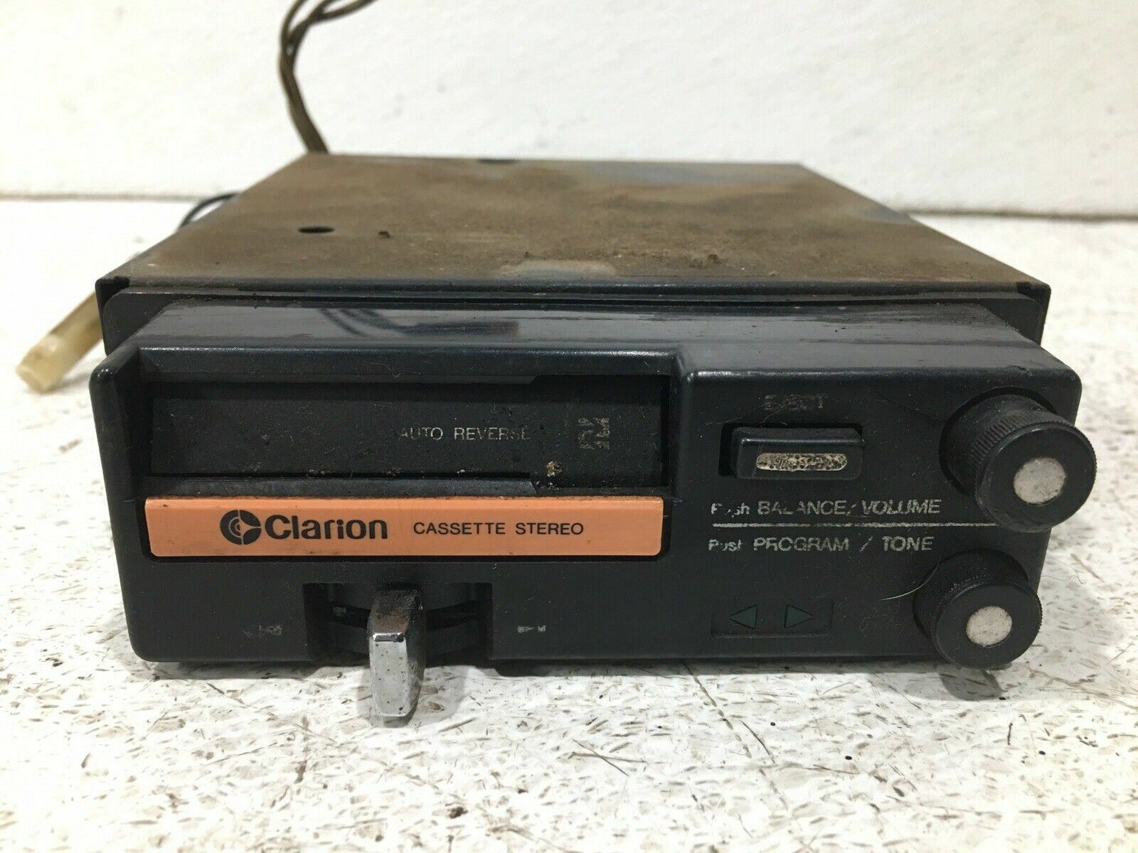 1979-1983 datsun 280zx cassette radio receiver clarion w/harness PE ...