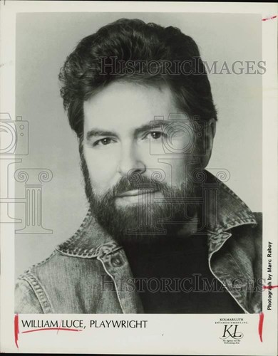 1987 Press Photo William Luce, Playwright - hpp29622 | eBay