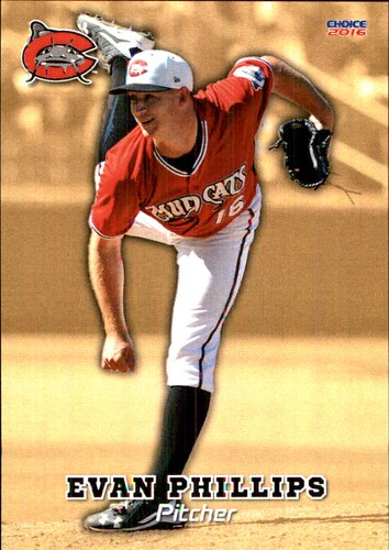 Evan Phillips 2016 Choice Carolina Mudcats #22 RC FREE SHIPPING ...