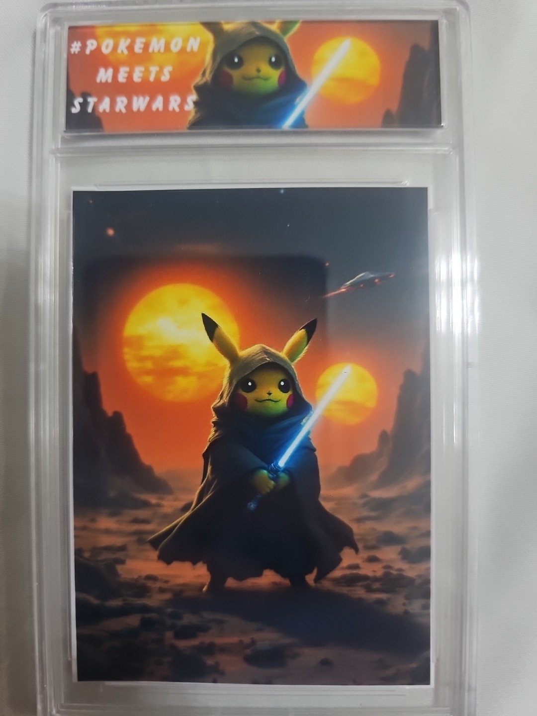 Pokemon Meets Starwars - Jedi Pikachu - FAN ART | eBay