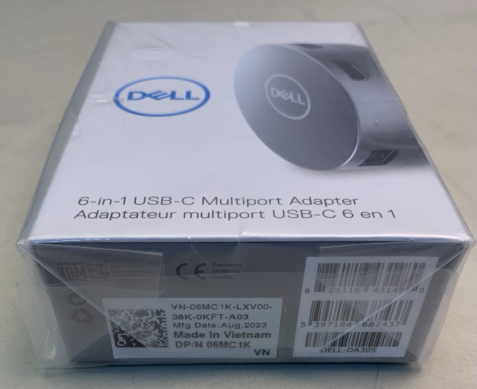 Brand New Dell DA305 6-in-1 USB-C Multiport Adapter DA305 | eBay